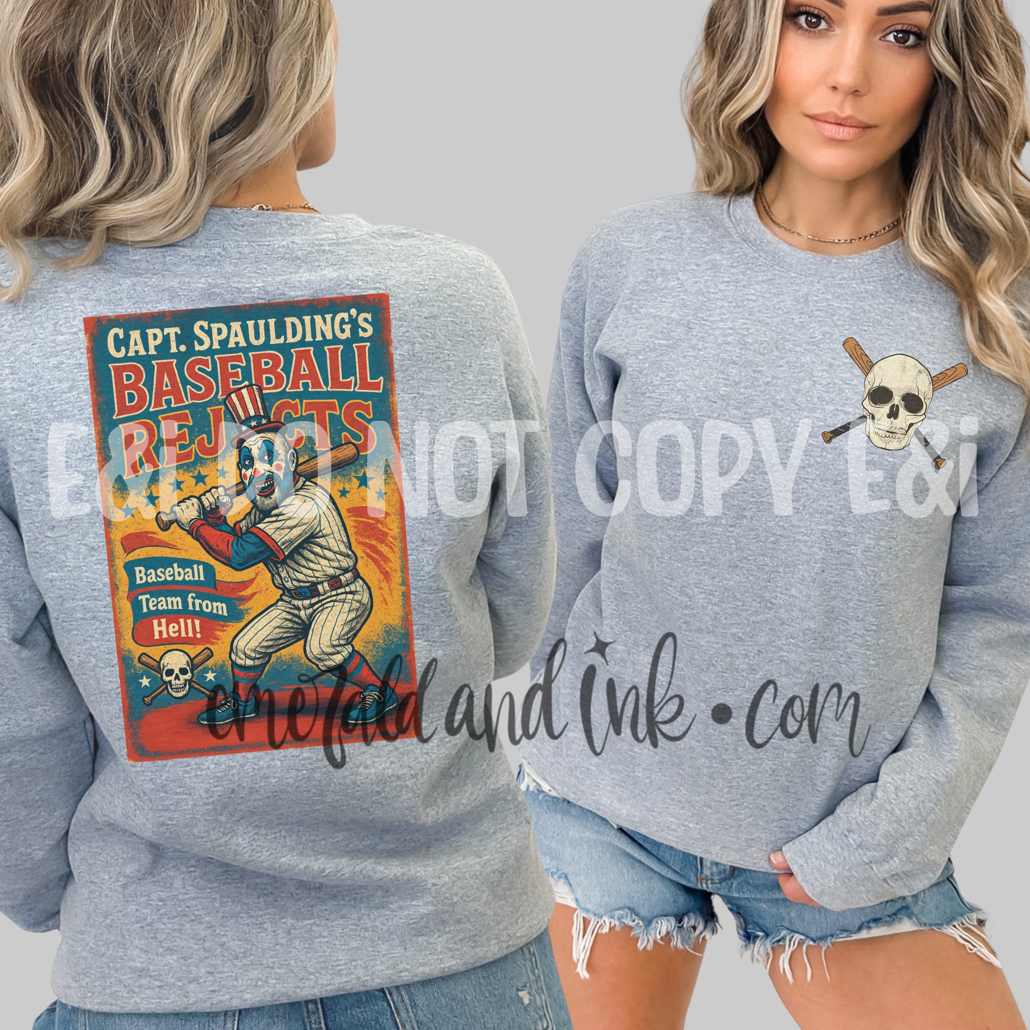 Capt. Spauldings Baseball Rejects Set - PNG Files – Emerald & Ink